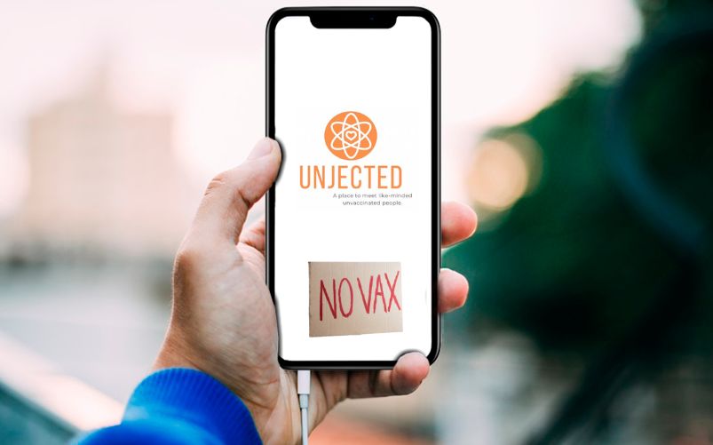 Unjected: l'app a cui possono accedere solo i no-vax - La Ragione
