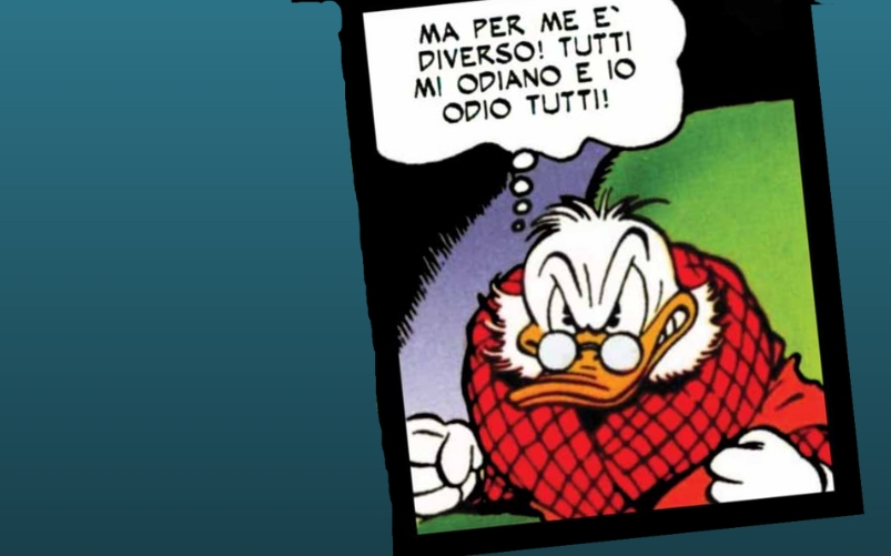 L'evoluzione di Paperon de' Paperoni - La Ragione